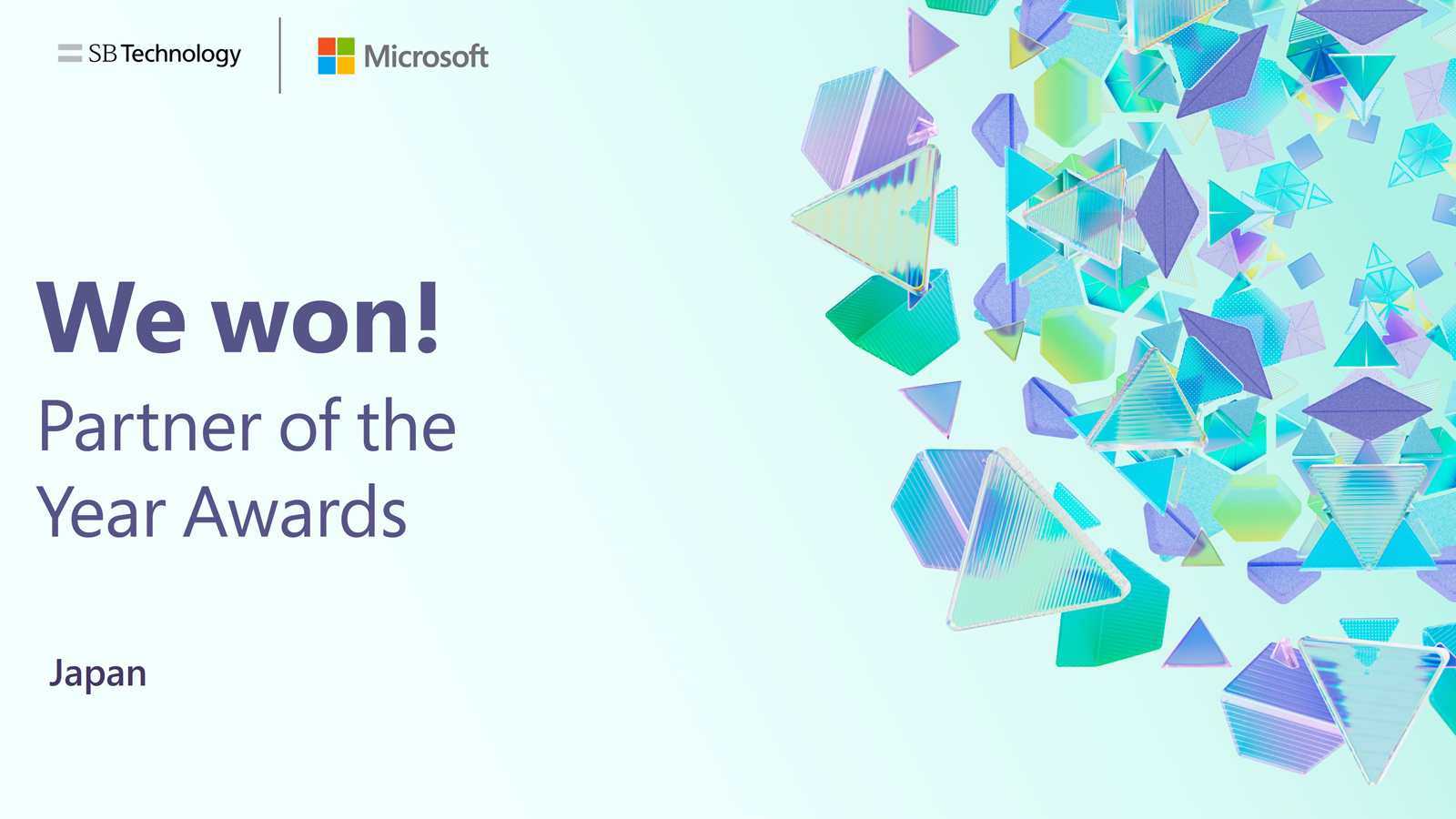 ソフトバンクとグループ2社が「2024 Microsoft Country Partner of the Year」を受賞 | SBテクノロジー (SBT)